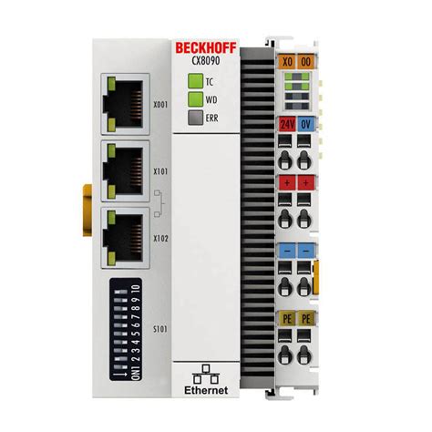 Cx8090 Beckhoff Din Rail Industrial Pc Real Time Ethernet Embedded Pc