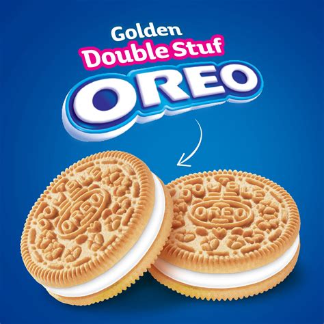 Nabisco Oreo Double Stuf Golden Sandwich Cookies 1525 Oz Oreo Double