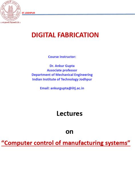 Df Lecture 26 28 Pdf Numerical Control Electric Motor