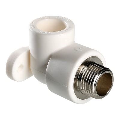 Водорозетка одинарная 20 х 1/2" (НР) полипропилен PP-R VALTEC белая ...