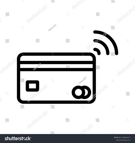 Nfc Payment Icon Technology Contactless Payment Stock Vector Royalty Free 2186064377