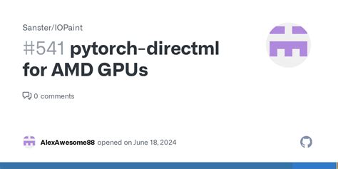 Pytorch Directml For AMD GPUs Issue 541 Sanster IOPaint GitHub