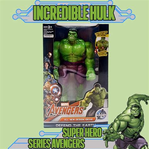 Super Hero Series Avengers Incredible Hulk Robot Action Figure With