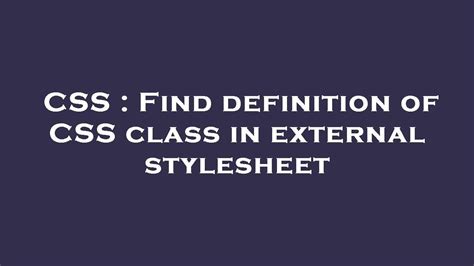 Style Sheet Definition History At John Triche Blog