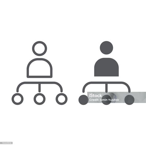 인물 및 차트 라인 및 글리프 아이콘 작업자 및 다이어그램 구조 기호 벡터 그래픽 흰색 바탕에 선형 패턴 10에 대한 스톡 벡터 아트 및 기타 이미지 Istock