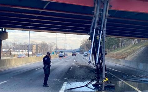 Massachusetts Turnpike Turned Into A Parking Lot After Tractor Trailer