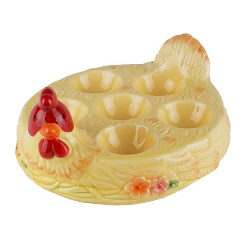 Platou Ceramica 6 Oua Paste Model Gaina 20 Cm X 10 Cm Emag Ro