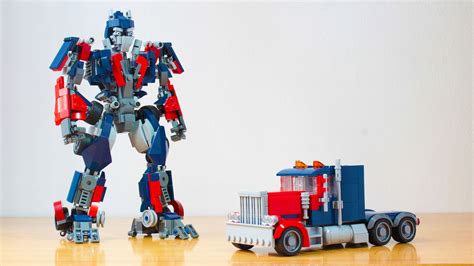 Lego Optimus Prime Robot Mode Lego Transformers Lego Lego Truck