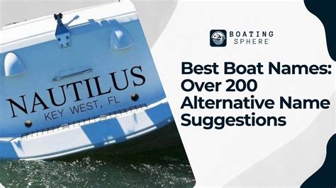 Best Boat Names Over 200 Alternative Name Suggestions Boatingsphere
