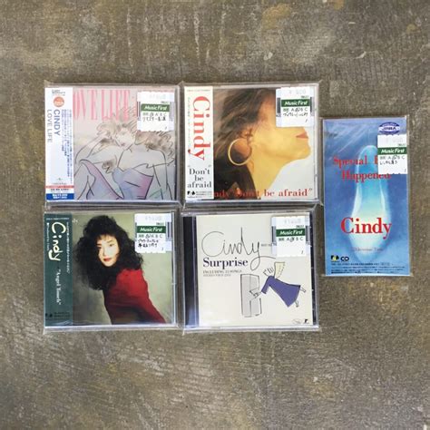 【シティポップcdラッシュ⑥】 Cindyの作品が5枚入りました。