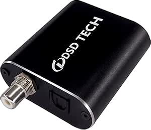 DSD TECH SH AU B USB To Optical Audio Adapter Support USB To TOSLINK Coaxial And Mm Jack