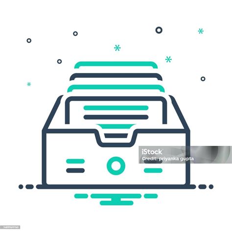 Documented Record Stock Illustration Download Image Now Catalog File Folder Icon Symbol