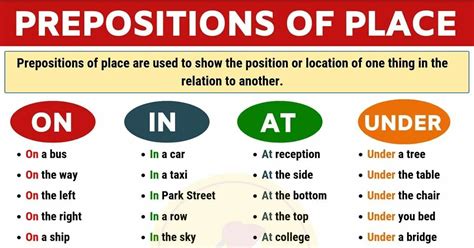 Take Prepositions