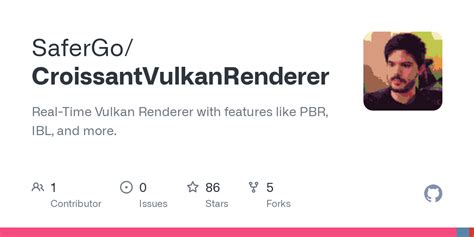 Github Safergo Croissantvulkanrenderer Real Time Vulkan Renderer With Features Like Pbr Ibl
