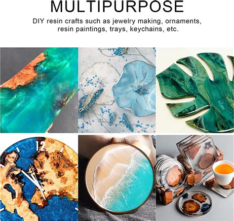 1 Gallon Epoxy Resin Clear Crystal Coating Kit 2 Part Casting Resin