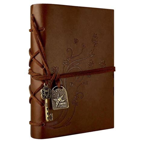 Caderno De Couro Caderno Cl Ssico Chave Retr Vintage Di Rio Artigos