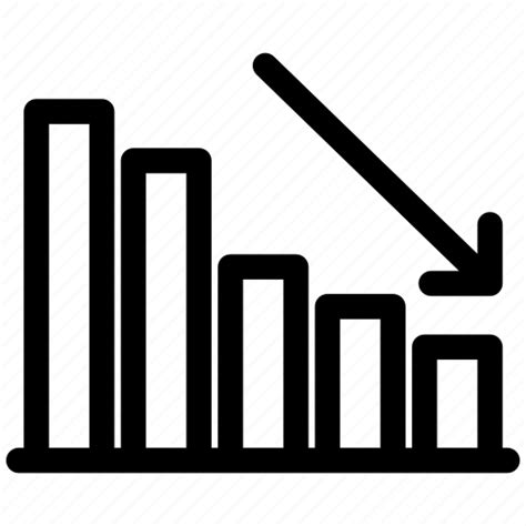 Loss Chart Arrow Diagram Graph Down Growth Icon Download On Iconfinder