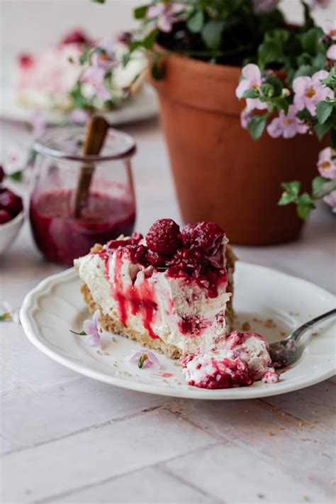 Raspberry Cheesecake Ice Cream Pie Eat More Cake By Candice