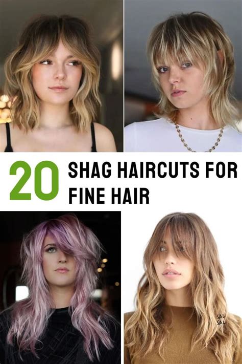 20 Shag Haircuts For Fine Hair Your Guide To Gorgeous Looks Thin