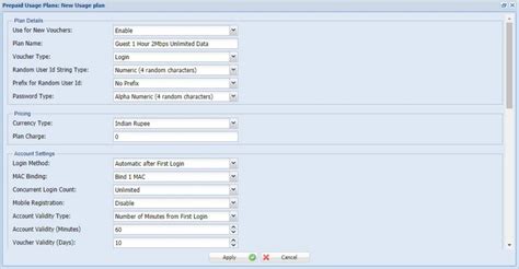 How To Configure The Hotspot Prepaid Accounts Tacitine Knowledge Cares