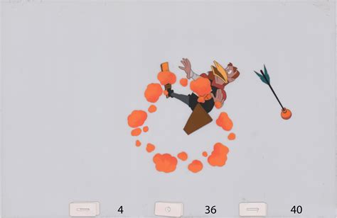 Art Cel Duck 4 36 Celluloid Art From The Swan Princess