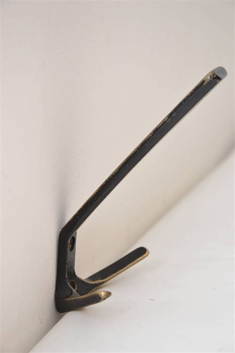 Set Of 10 Brass Wall Hooks At 1stdibs