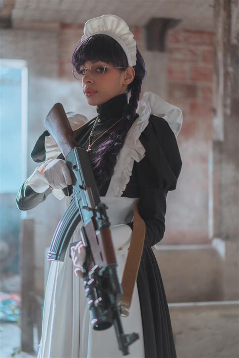 My Cosplay Of Roberta With A Sweet Sweet Ak 47 R Blacklagoon