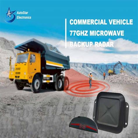 Programmable Detection Zones 77ghz Radar Obstacle Detection System To Make Reversing More Safety