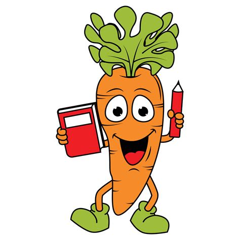 Cute Carrot Cartoon Illustration Graphic 16078301 Vector Art At Vecteezy