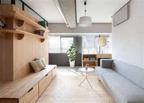 Sinato Hides Bedrooms Behind An L Shaped Wall In Fujigaoka M Apartment