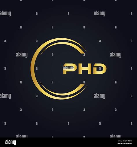 Phd Logo P H D Design White Phd Letter Phd P H D Letter Logo Design