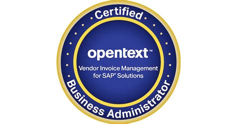 Bharath Kalagatla On Linkedin Opentext Certified Business Administrator Vendor Invoice