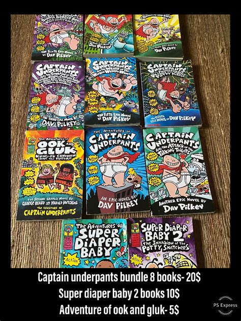 Captain Underpants Assorted Books Hobbies And Toys Books And Magazines