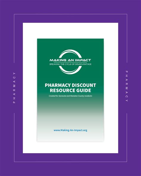 Pharmacy Discount Resource Guide Making An Impact