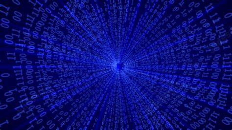 Abstract Business Code Technology Blue Data Powerpoint Background For
