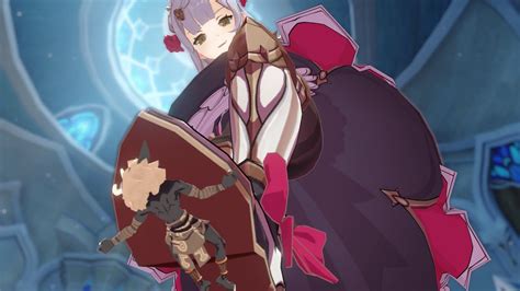 MMD Noelle Grinds A Tiny Hilichurl Genshin Impact Motion DL YouTube