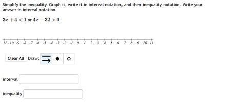 Solved Simplify The Inequality Graph It Write It In Chegg