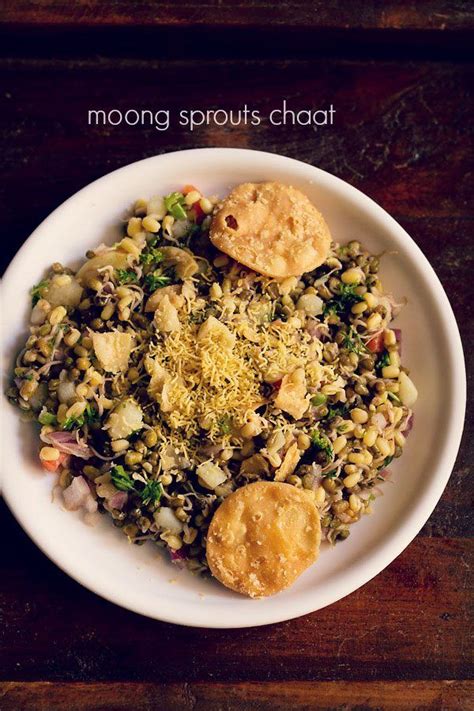 Moong Sprouts Chaat Recipe Quick And Easy Chaat Made With Moong