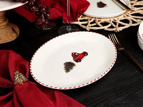 Ruby Bear Kayık Tabak 28cm Yenİ Yil