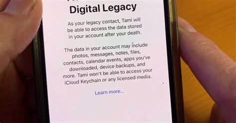 What The Tech Legacy Contacts What The Tech