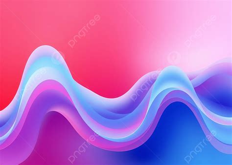 Dynamic Abstract Wave Pattern Pink And Blue Gradient Abstract Flowing Wave Background Smooth