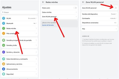 Cómo compartir Internet y datos en móviles Huawei