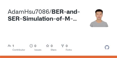 GitHub AdamHsu7086 BER And SER Simulation Of M PSK In AWGN Channel