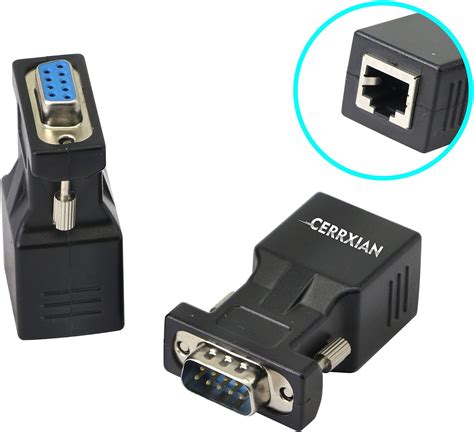 DB9 RS232 Male Female To RJ45 Female Serial Coupler Extender Adapter 2 Pack In Nepal At NPR