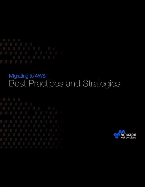 Pdf Migrating To Aws Best Practices And Strategies Migrating To Aws Best Practices And