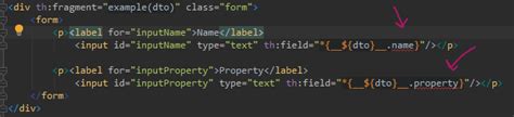 Thymeleaf Intellij Code Assistance For Model Object Inside Fragment