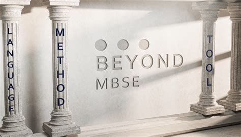 Pillars Of Mbse Language Method And Tool Beyond Mbse
