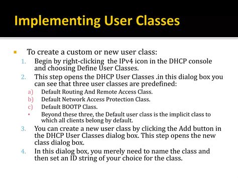 Lesson 6 Dynamic Host Configuration Protocol B Ppt
