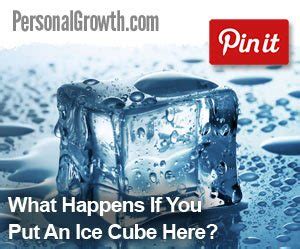 What Happens If You Put An Ice Cube Here