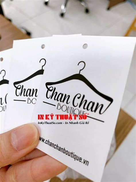 In tag treo quần áo in tag giấy treo shop thời trang boutique fashion TPHCM